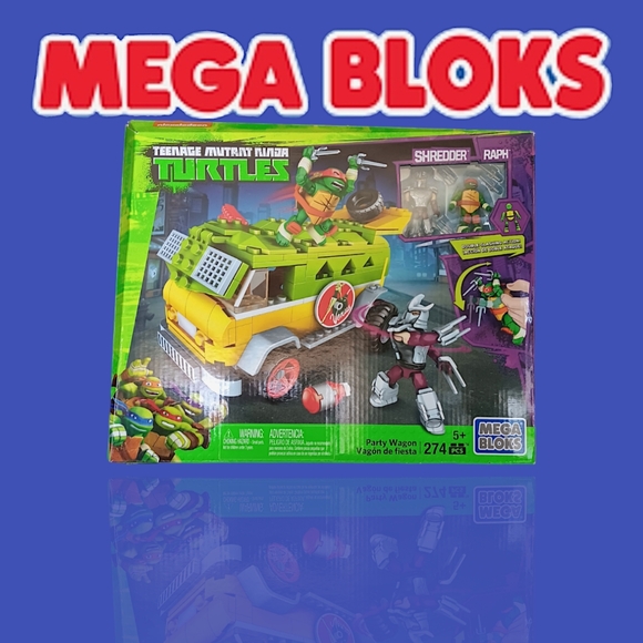 Nickelodeon | Toys | Mega Blocks Teenage Mutant Ninja Turtles Party ...